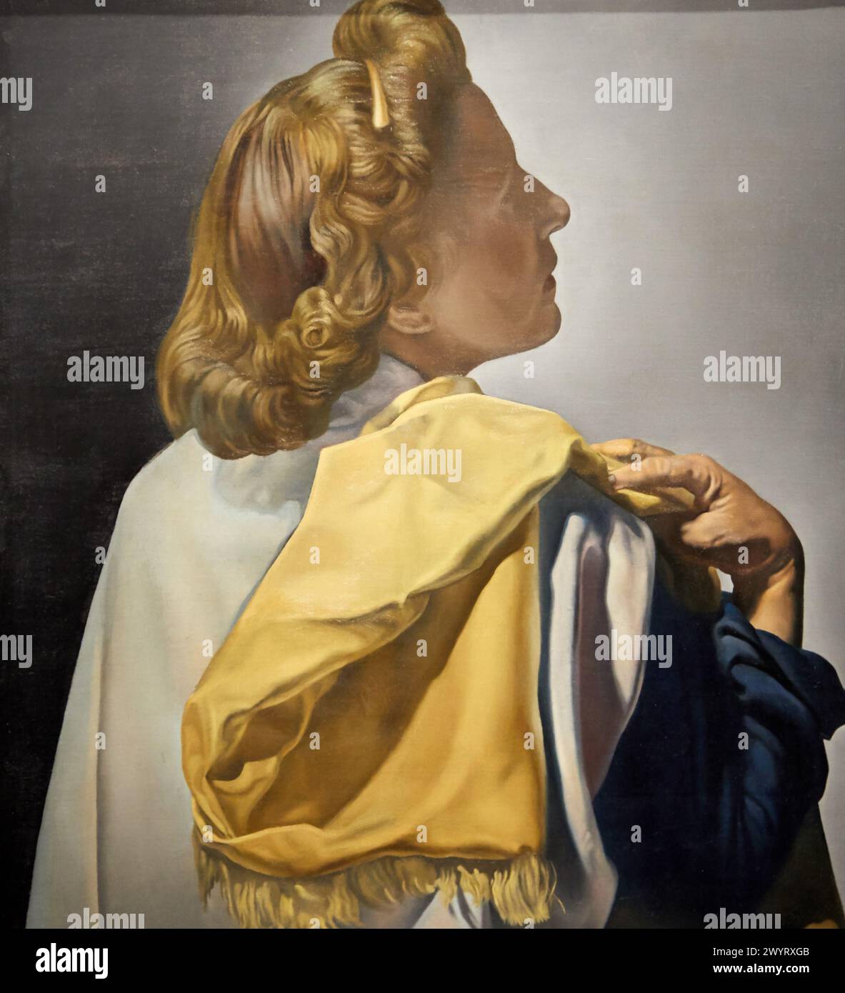 "Gala Looking at the Hypercubic Christ", c.1954, Salvador Dalí ...