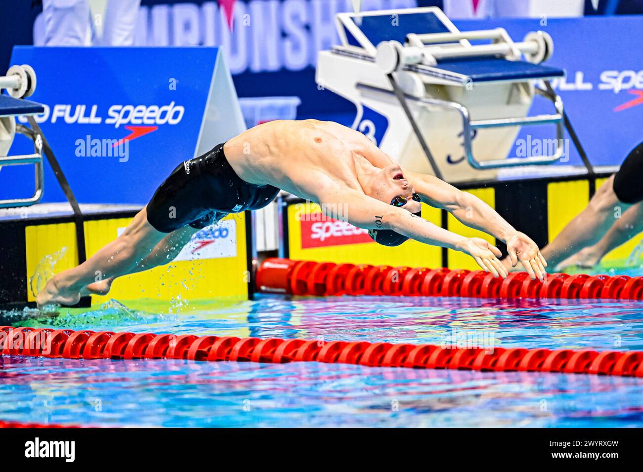 LONDON, UNITED KINGDOM. 07 April, 2024. Luke Greenbank competes in Men ...