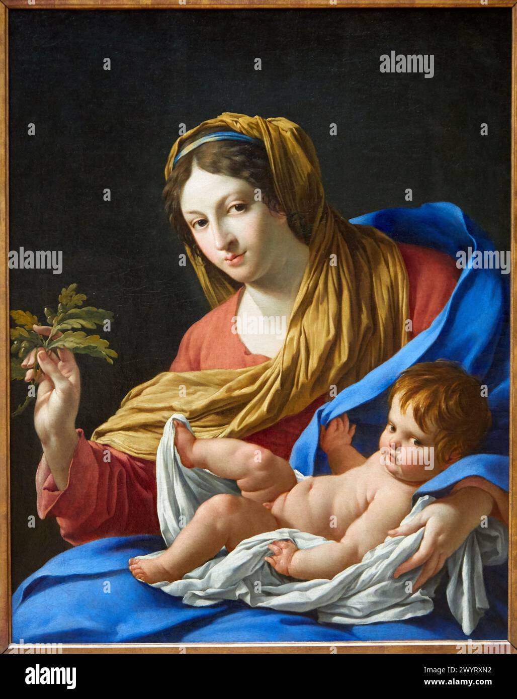 "The Madonna with the Oak Branch" known as "The Hesselin Madonna", 1640 ...