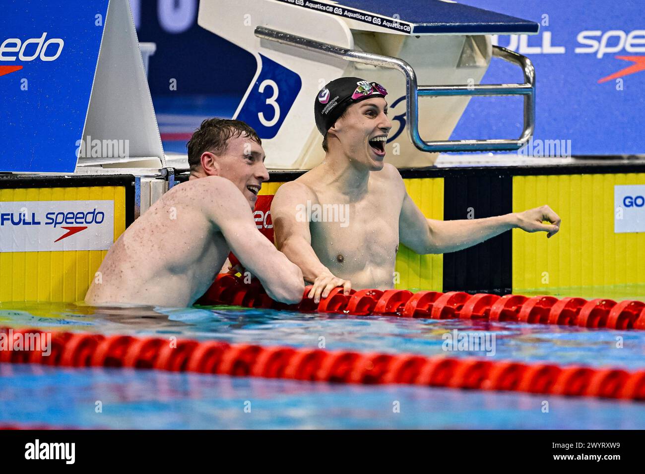 LONDON, UNITED KINGDOM. 07 April, 2024. Charlie Hutchison (right ...