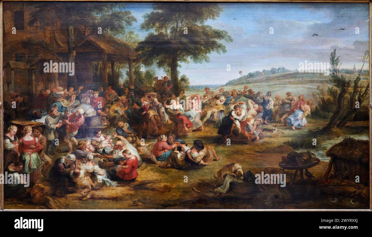 "The Kermesse, or The Village Wedding", 1635-1638, Pierre Paul Rubens ...