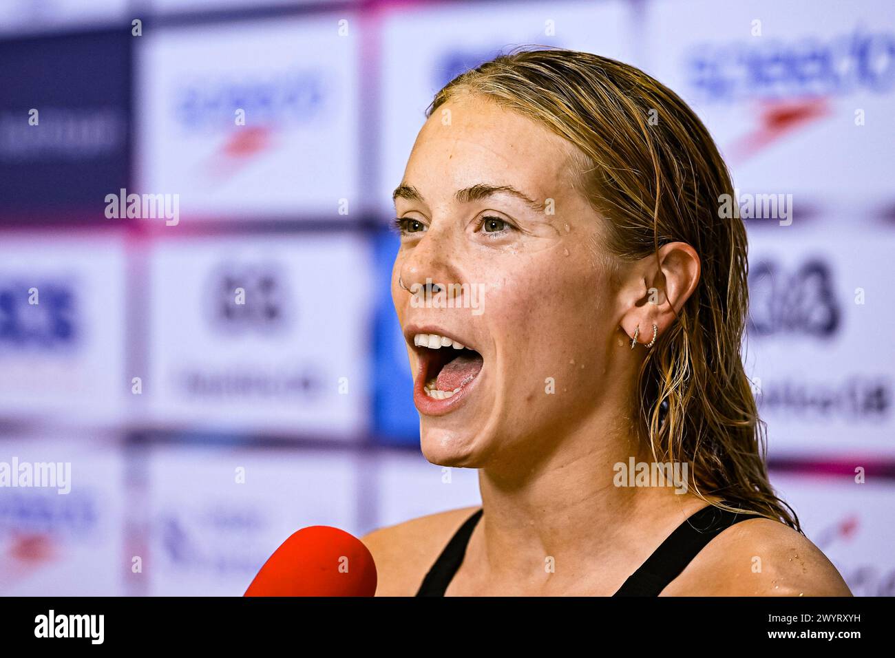 LONDON, UNITED KINGDOM. 07 April, 2024. Anna Hopkin was interviewed ...