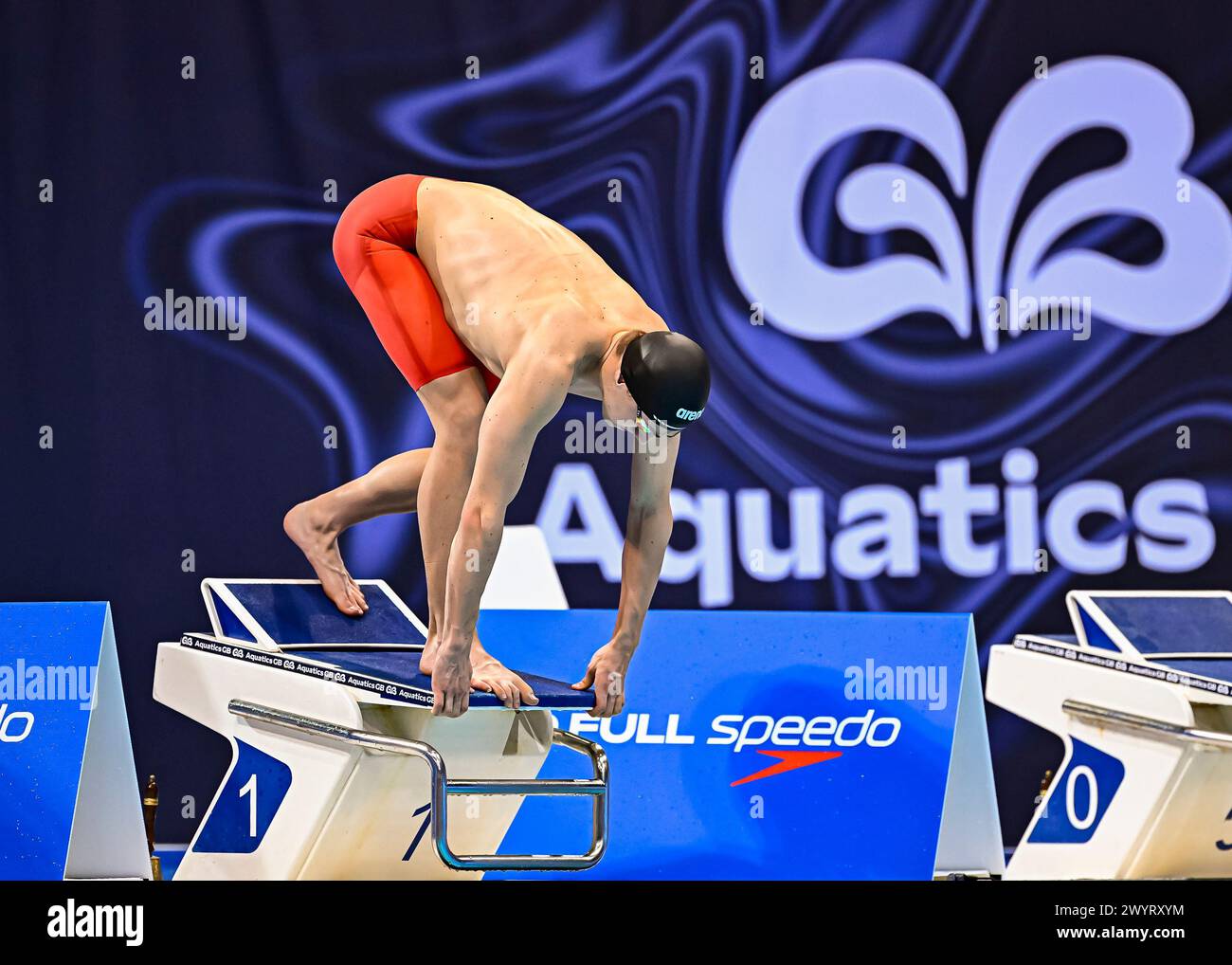 LONDON, UNITED KINGDOM. 07 April, 2024. Luke Turley competes in the Men ...