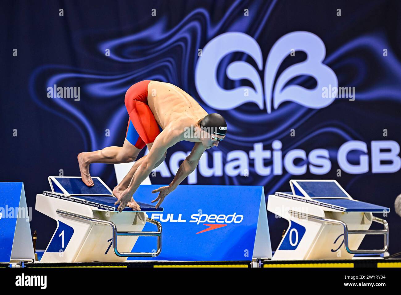 LONDON, UNITED KINGDOM. 07 April, 2024. Luke Turley competes in the Men ...