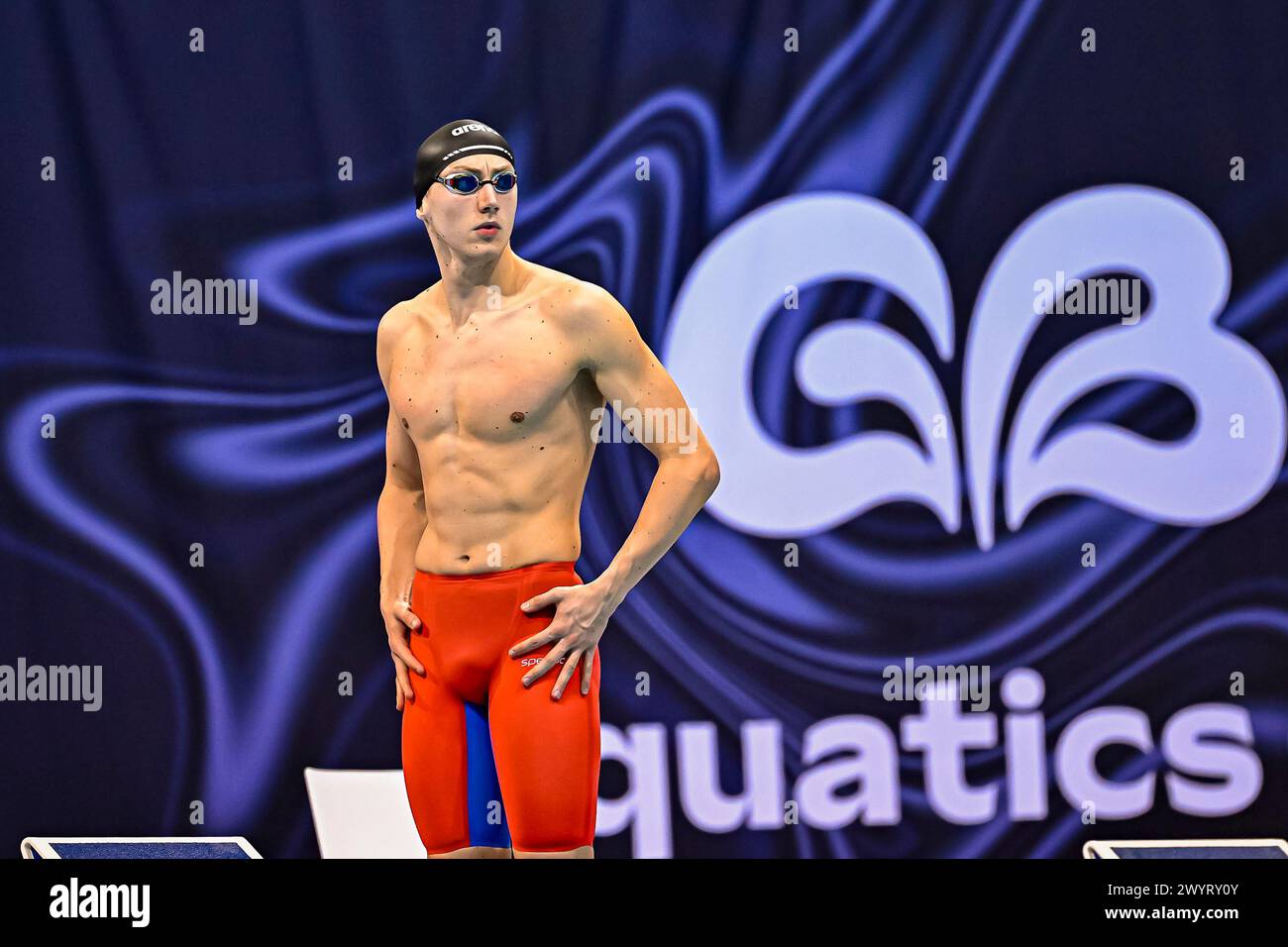 LONDON, UNITED KINGDOM. 07 April, 2024. Luke Turley competes in the Men ...
