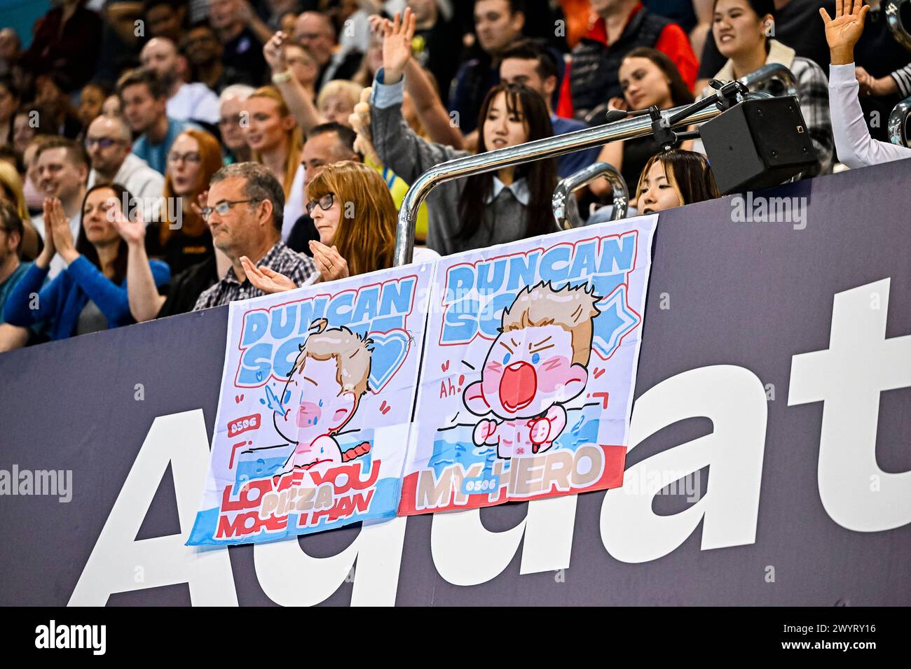 LONDON, UNITED KINGDOM. 07 April, 2024. A Duncan fans show their ...