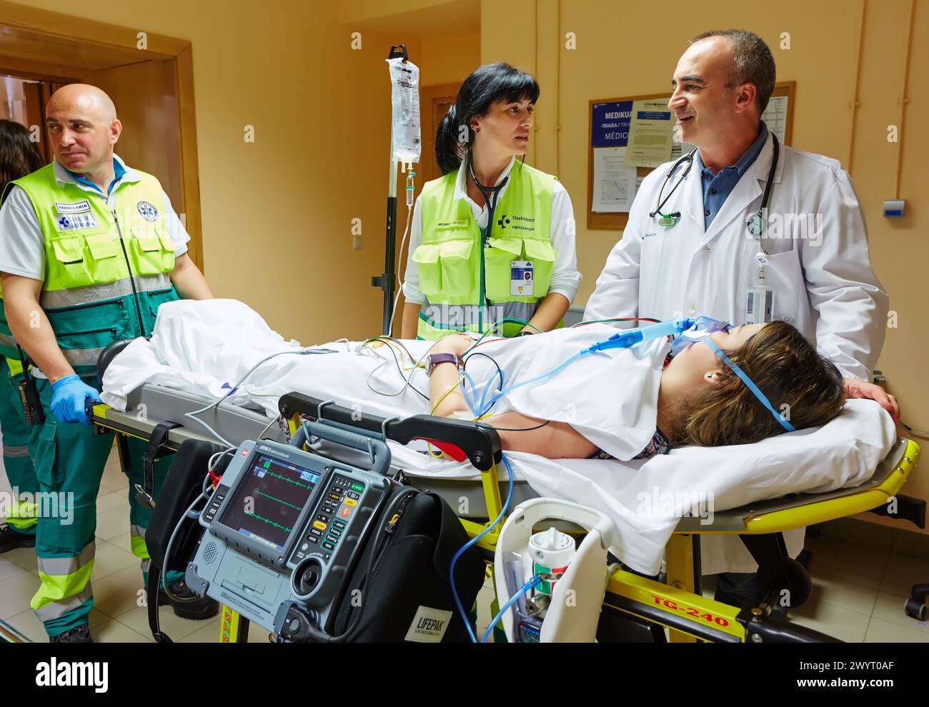 Triage, Emergency room, Hospital Donostia, San Sebastian, Gipuzkoa ...