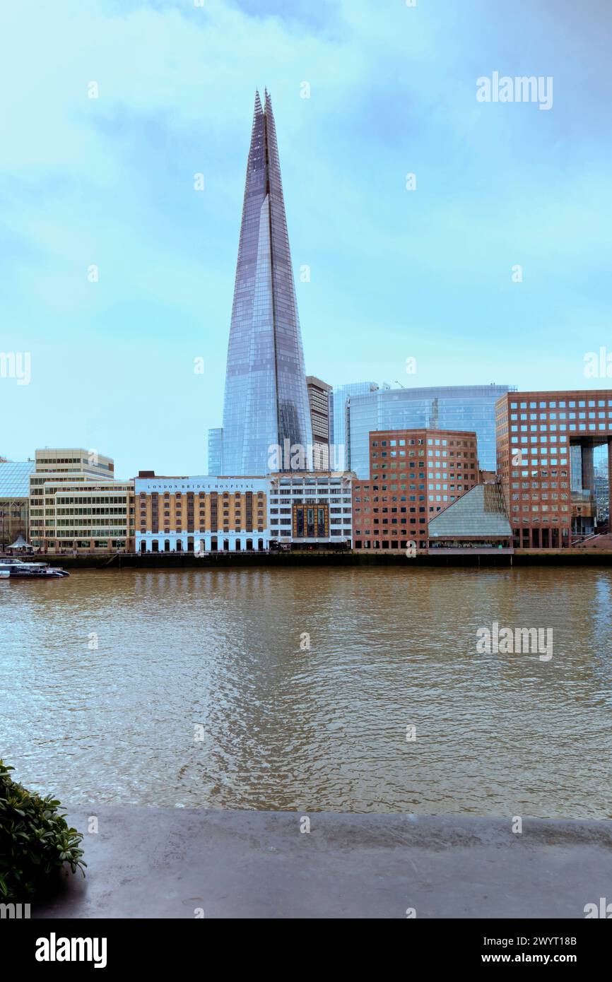 skyline view of shard london hotel restaurant ,london england Stock ...