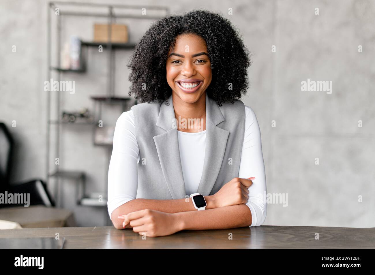 Welcoming work atmosphere hi-res stock photography and images - Alamy