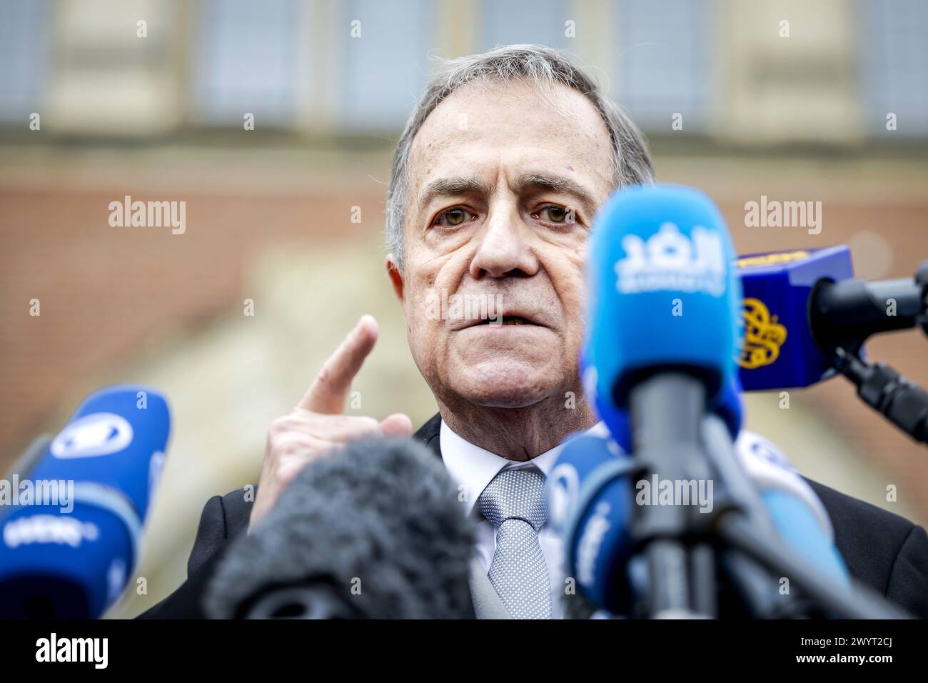 THE HAGUE - Ambassador Carlos Jose Arguello Gomez of Nicaragua speaks ...
