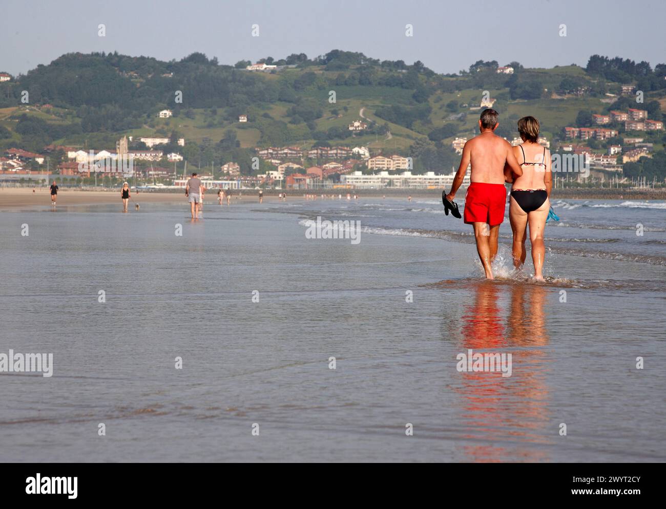 Hendaye plage, Aquitaine, France Stock Photo - Alamy