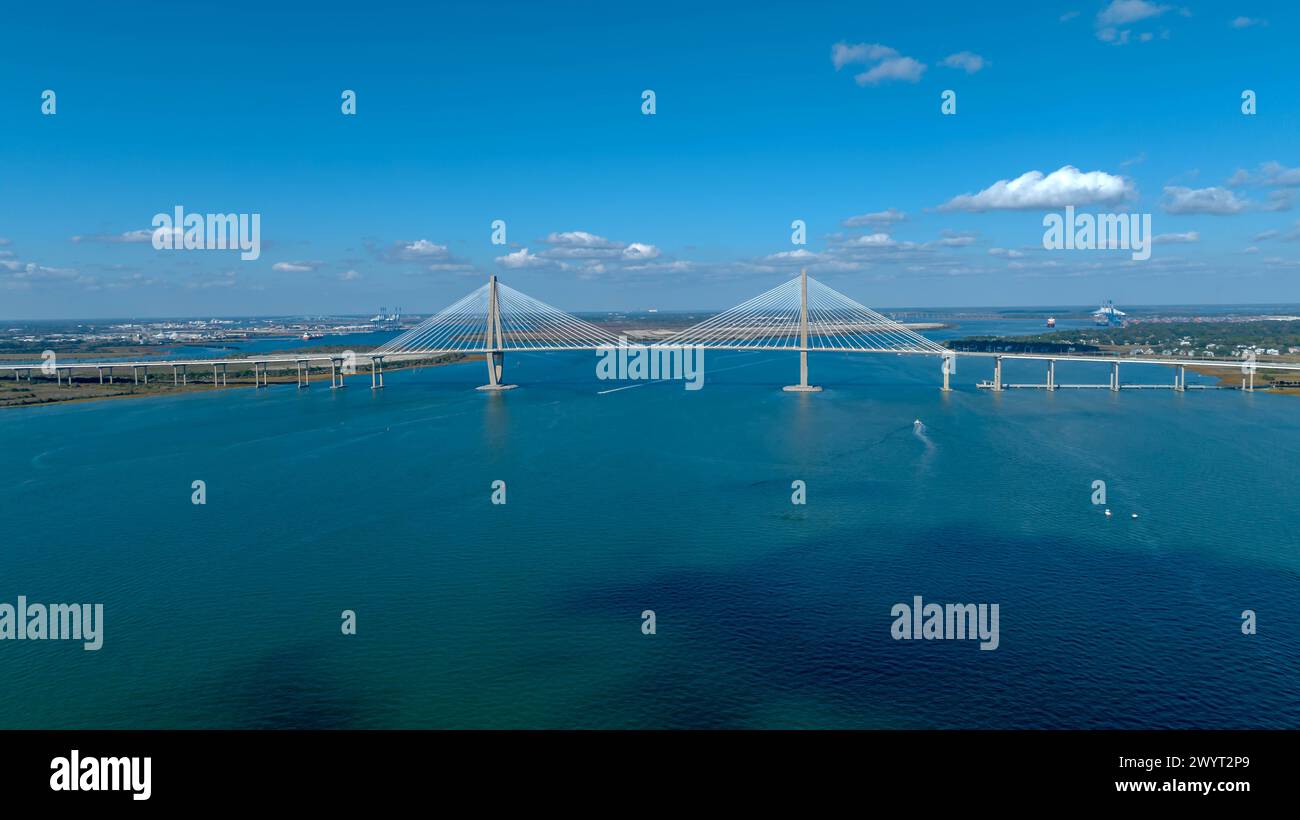 Charleston, South Carolina, USA. 18th Nov, 2023. Aerial View of the ...