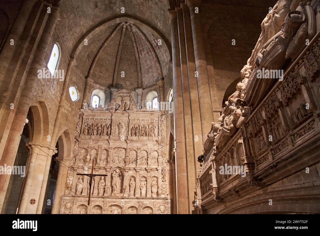 Royal tombs, Alabaster altarpiece (16th century) by Damian Forment in ...