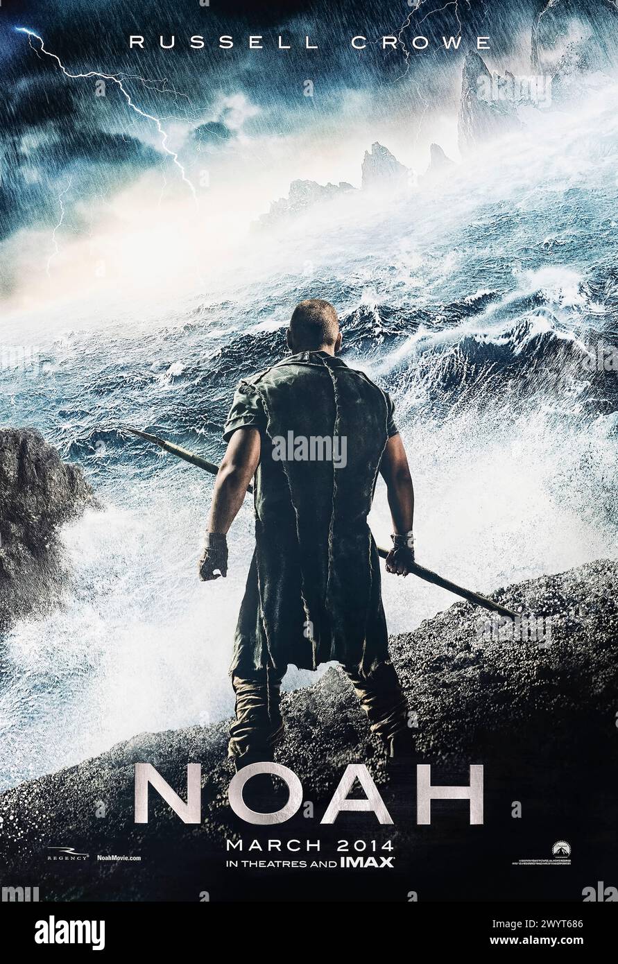 Noah (2014) directed by Darren Aronofsky and starring Russell Crowe, Jennifer Connelly, Emma ...