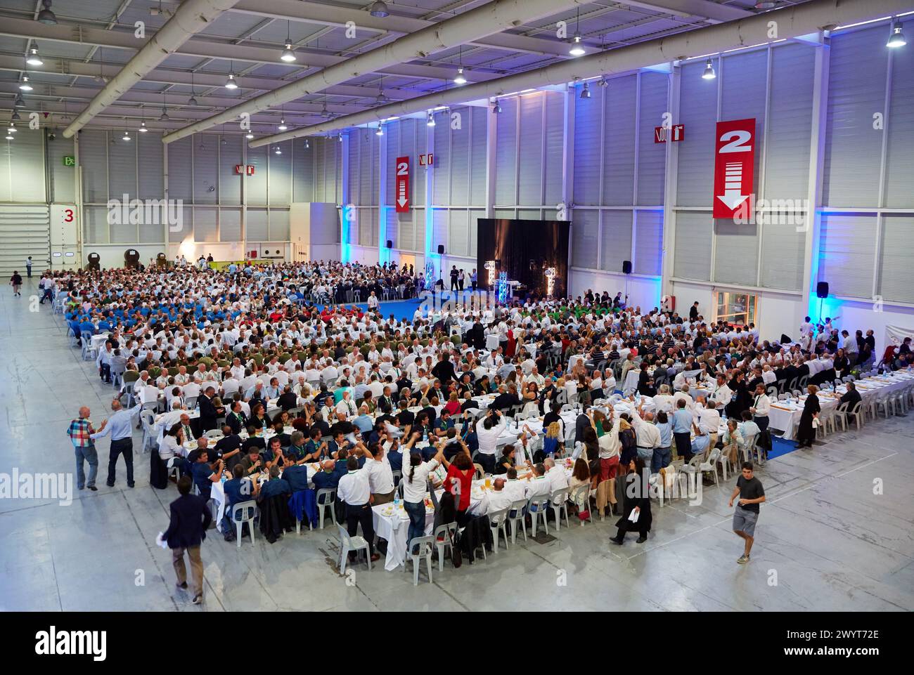 Dining room for 1,500 people. Ficoba, Basque Coast International Fair ...
