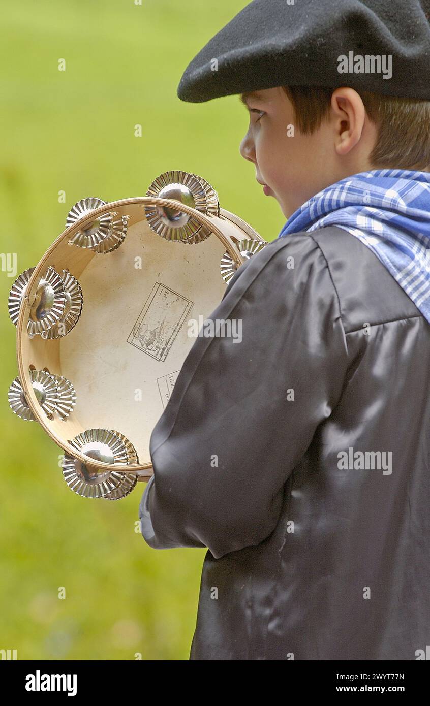 Basque folklore. Fiestas de la Cruz. Legazpi. Gipuzcoa. Basque Country ...
