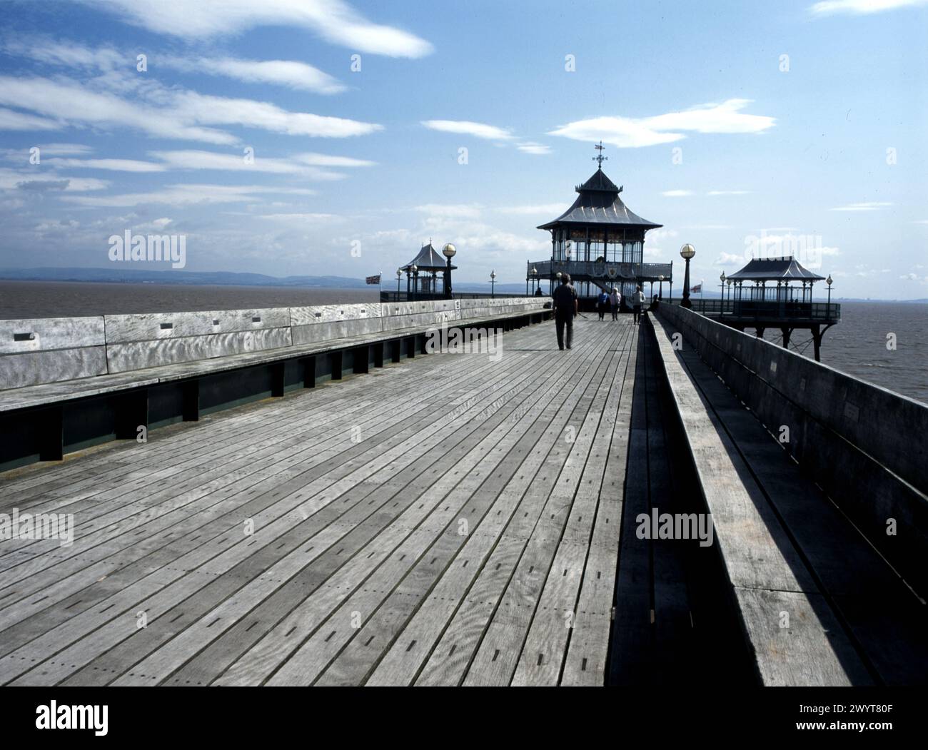Clevedon Pier in Somerset, England, is a Grade I listed building ...