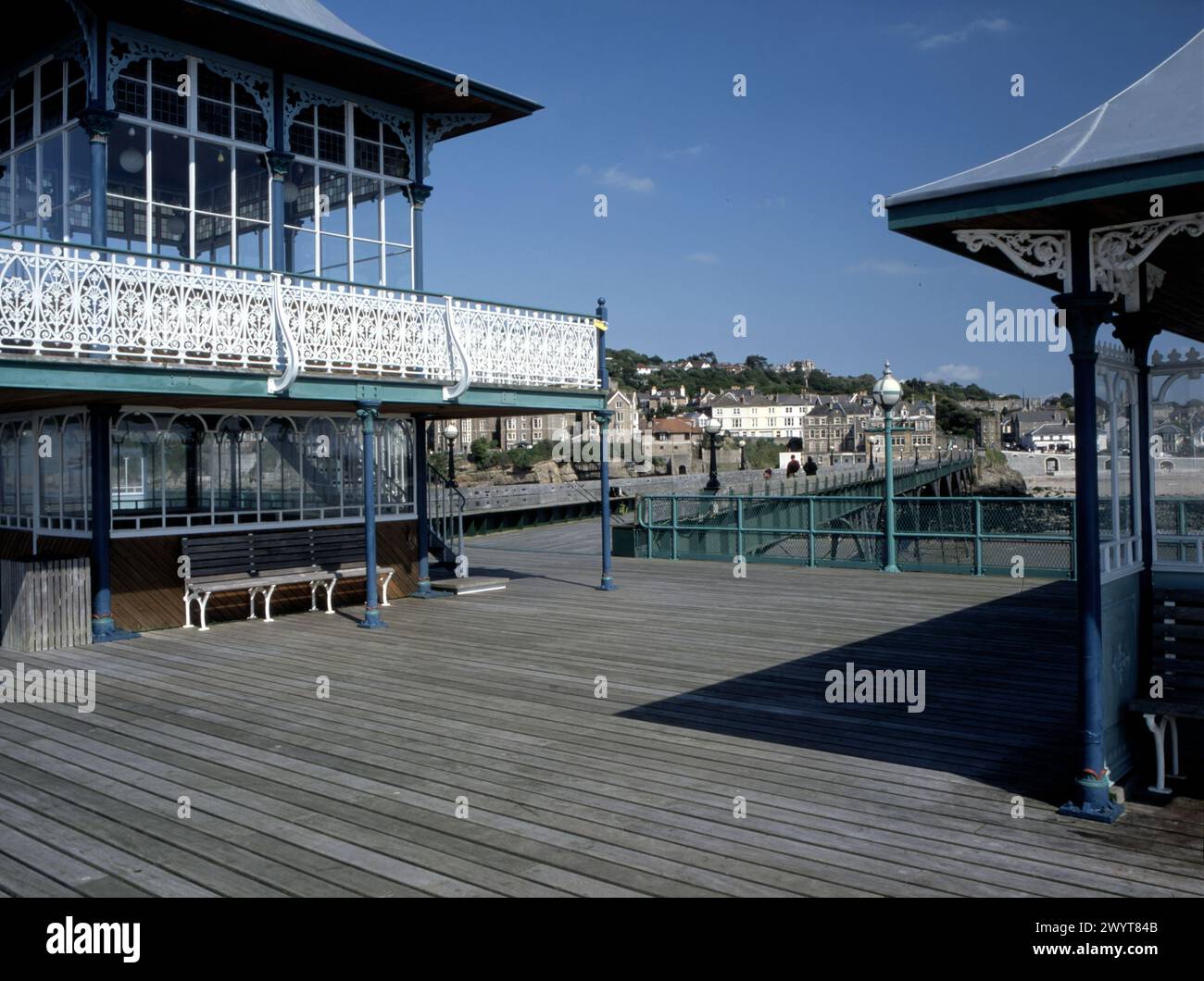 Clevedon Pier in Somerset, England, is a Grade I listed building ...
