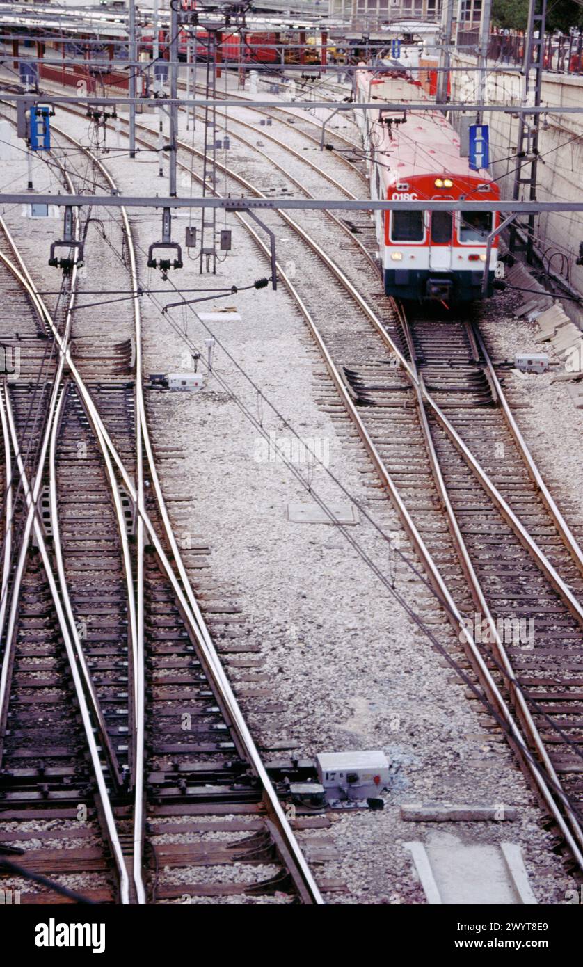 View rails from moving train hi-res stock photography and images - Alamy