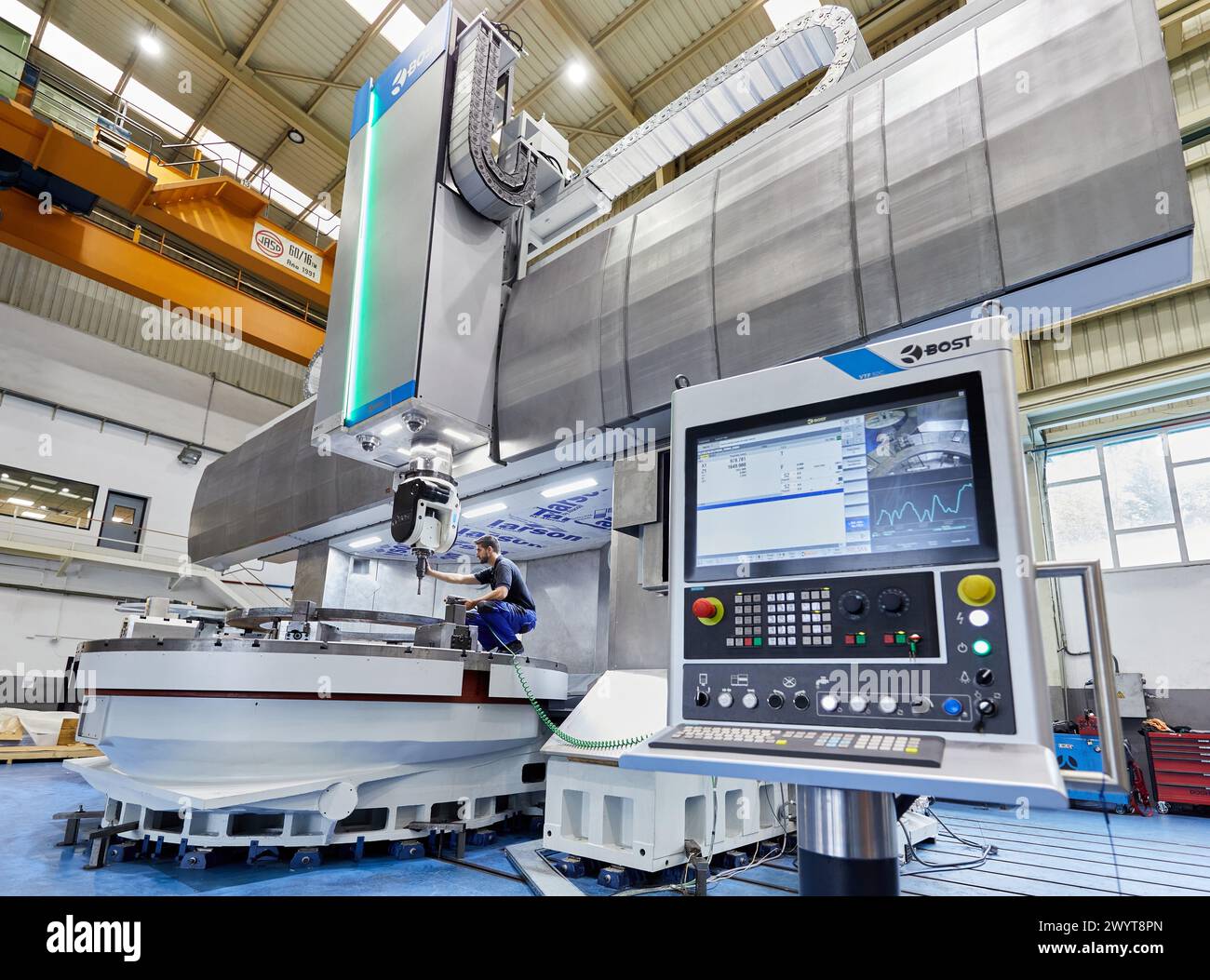 Control center, Construction of machine tools, machining centre, CNC ...