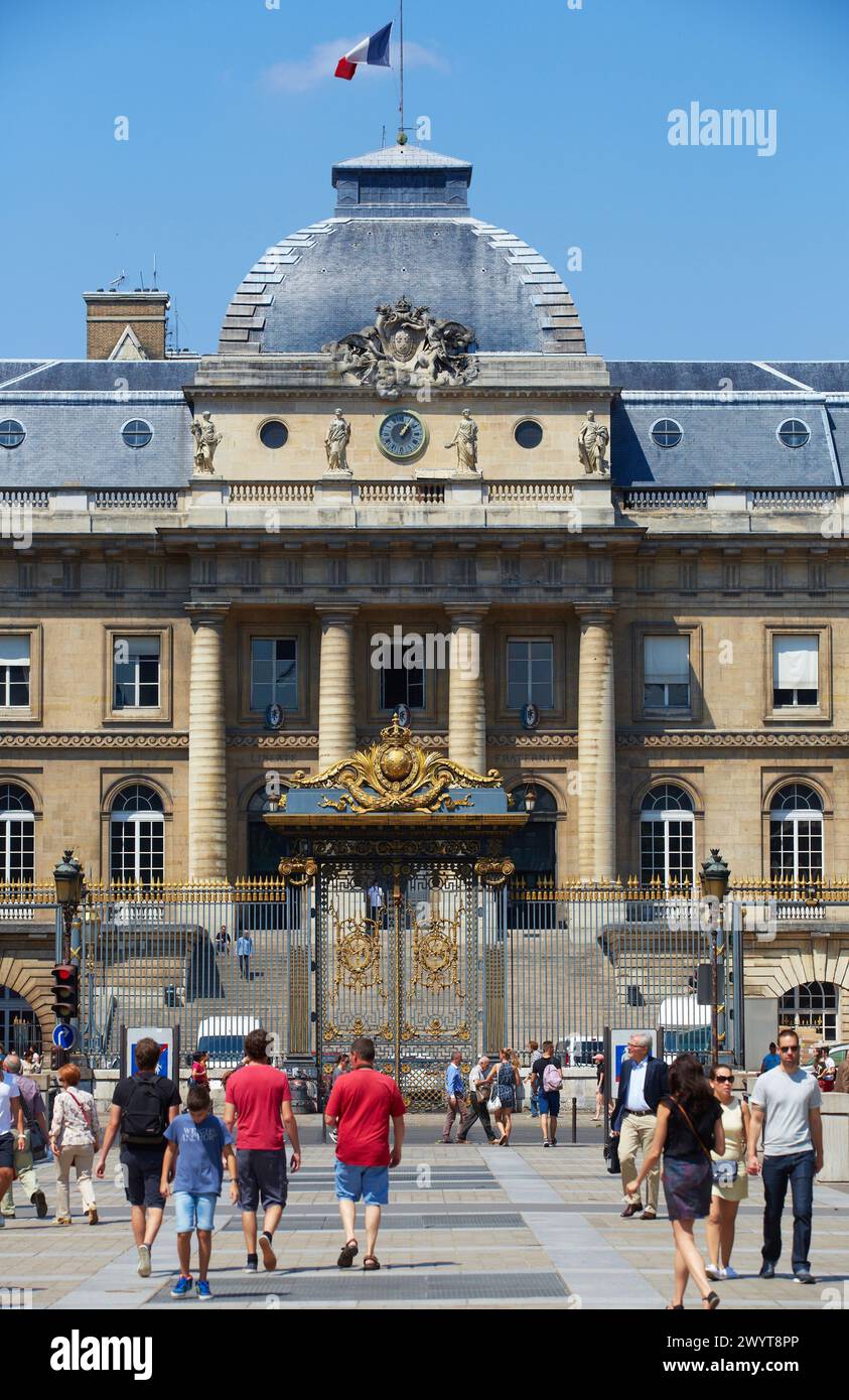 Tribunal de Grande Instance. Palais de Justice. Paris. France Stock ...