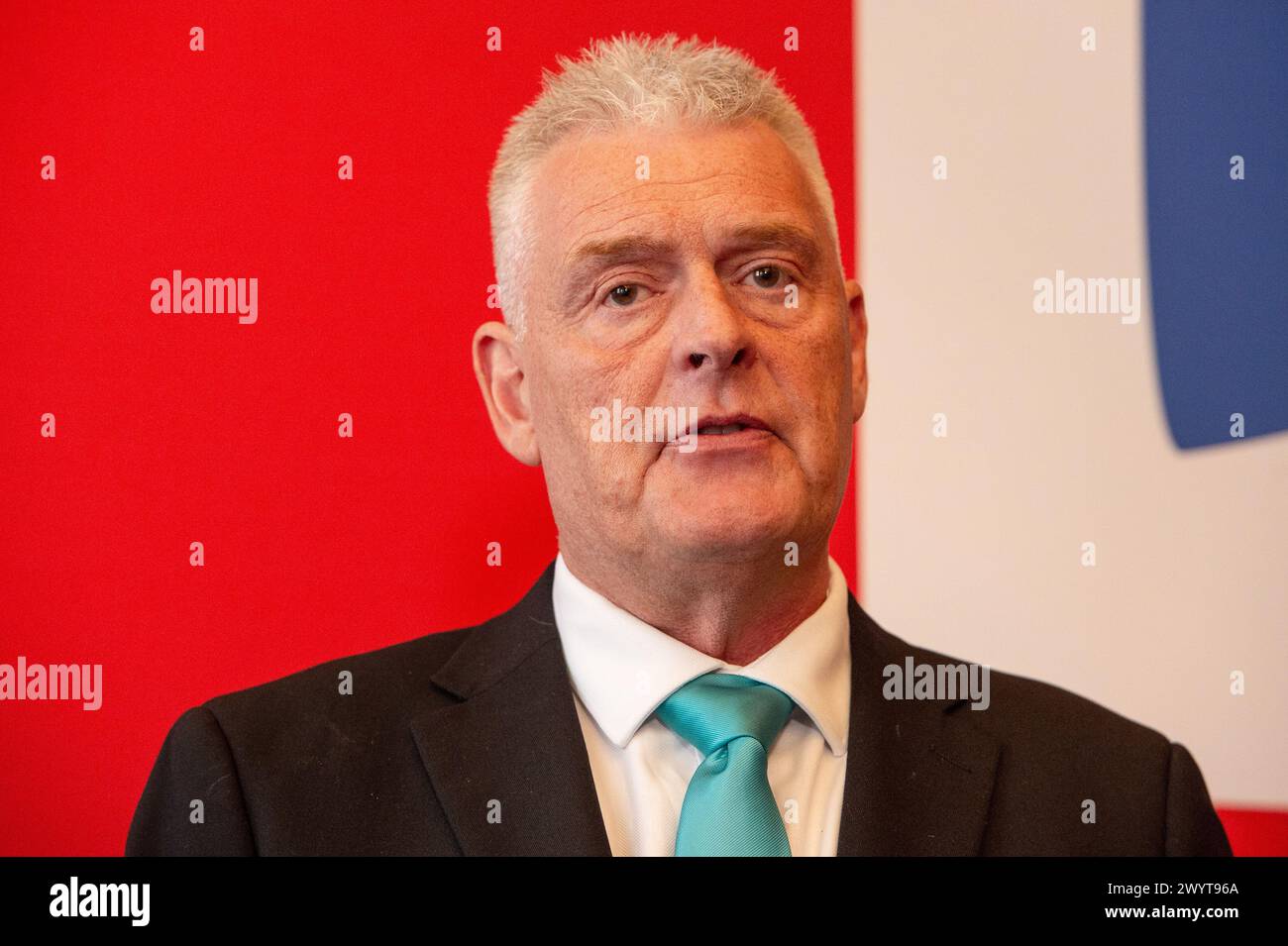 London, England, UK. 8th Apr, 2024. LEE ANDERSON speaks at the Reform ...