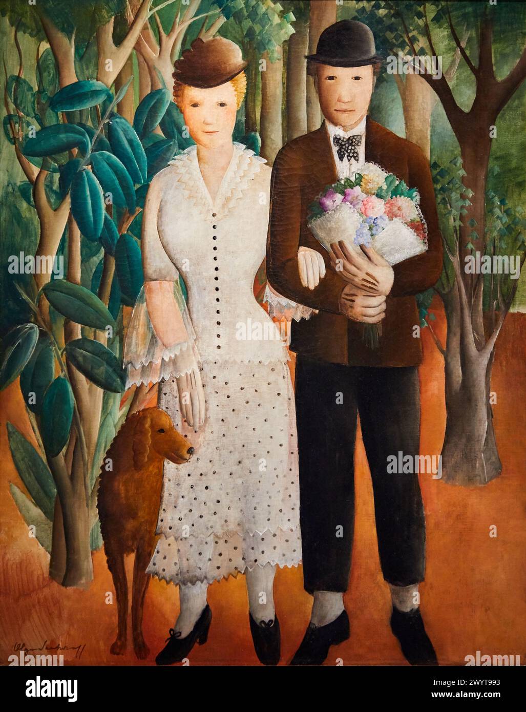 "The Newlyweds", c.1929, Olga Sacharoff, National Museum of Catalan Art ...