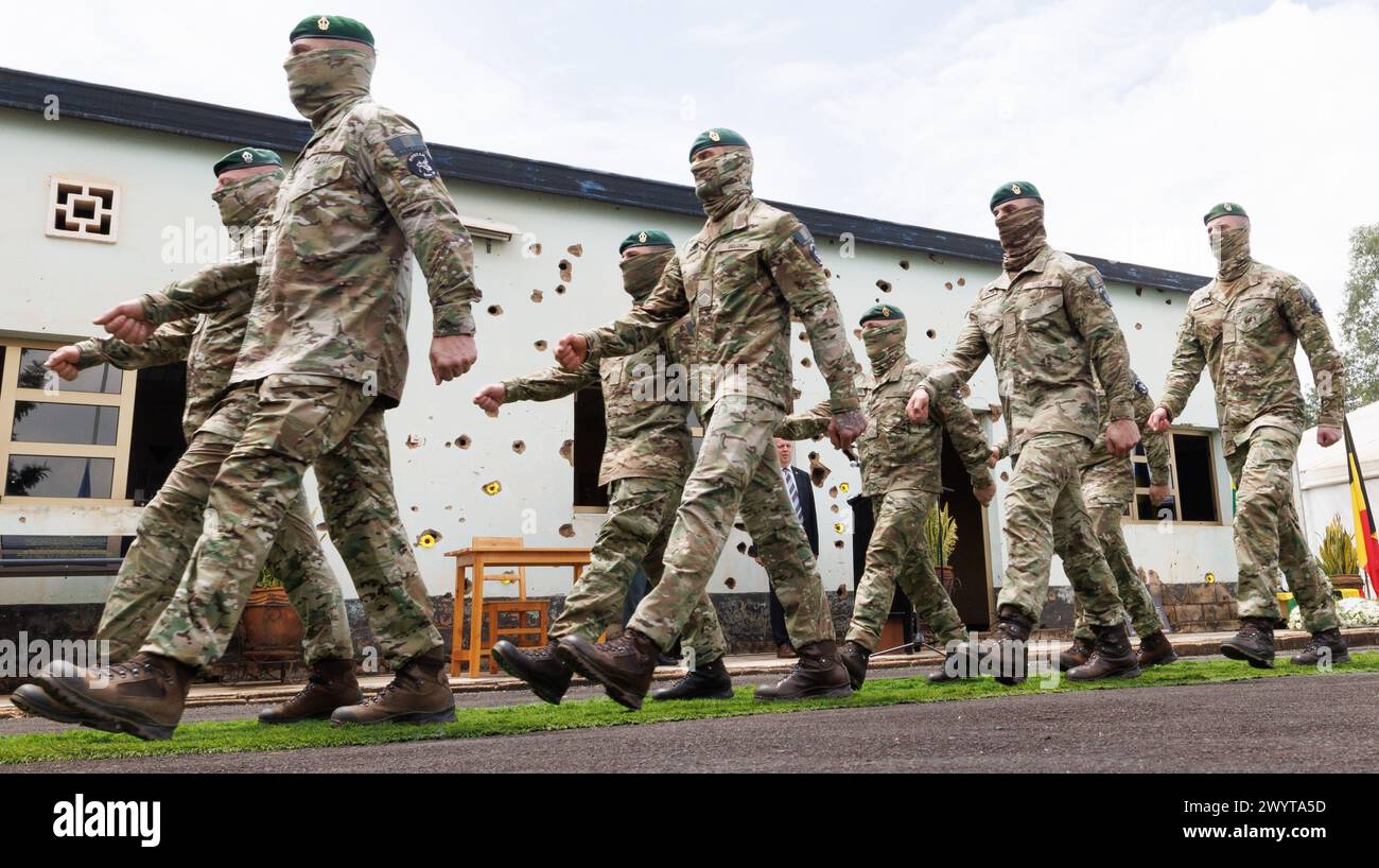 Kigali, Rwanda. 08th Apr, 2024. A commemoration ceremony is organized ...