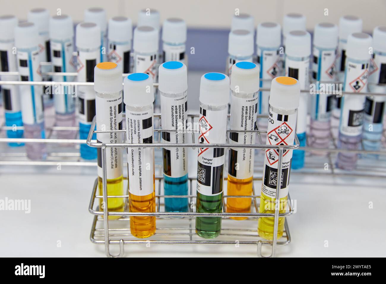 Water analysis, Environmental laboratory, Chemical Laboratory Stock ...