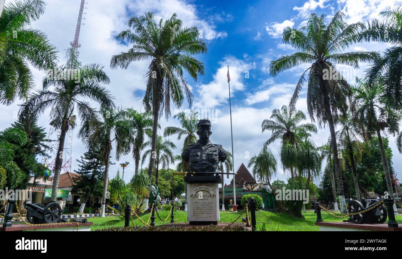 Soedanco Soepriyadi monument. He is Indonesian hero from Blitar and the ...