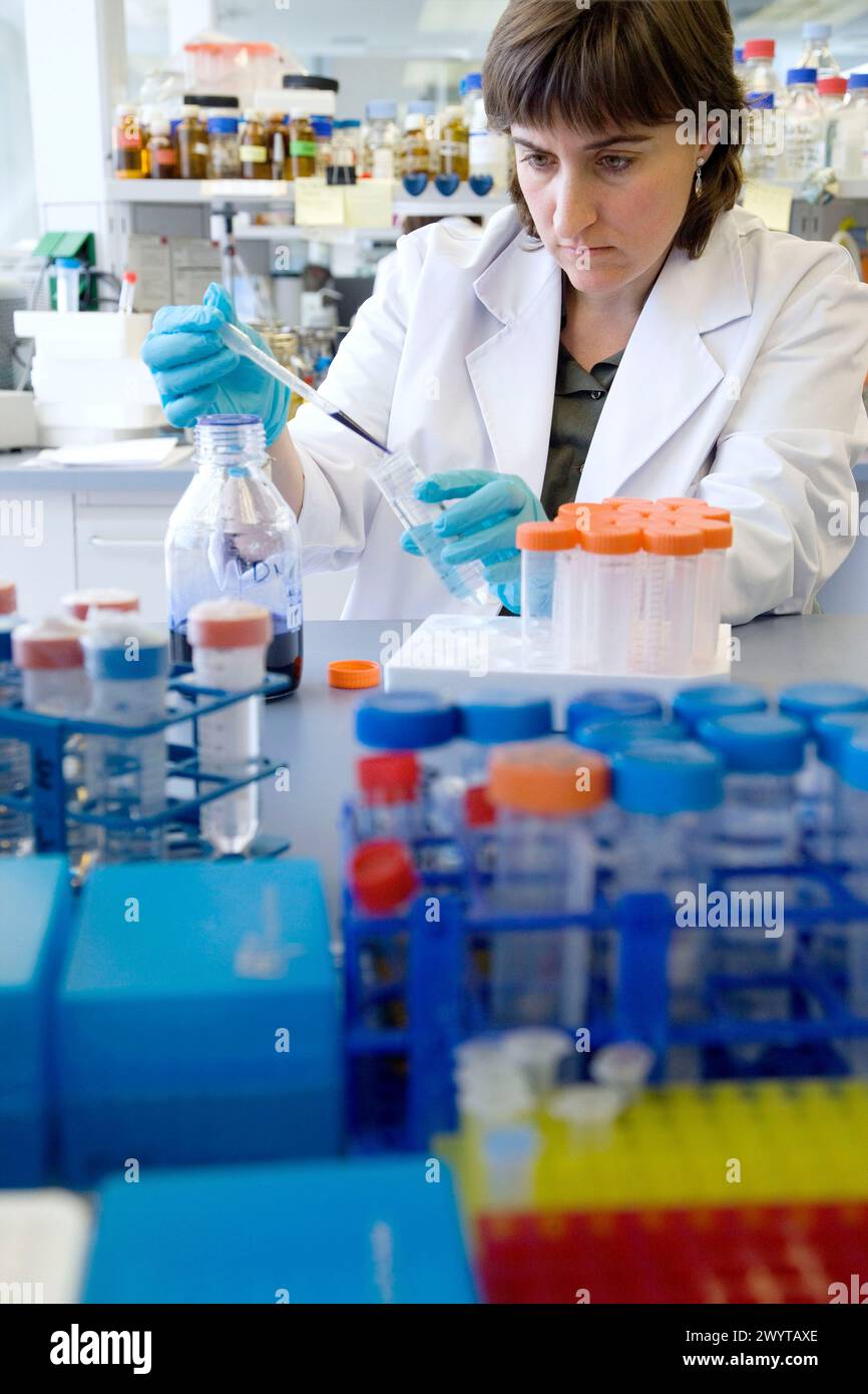 Substance staining, biopharmaceutical lab, development of new ...