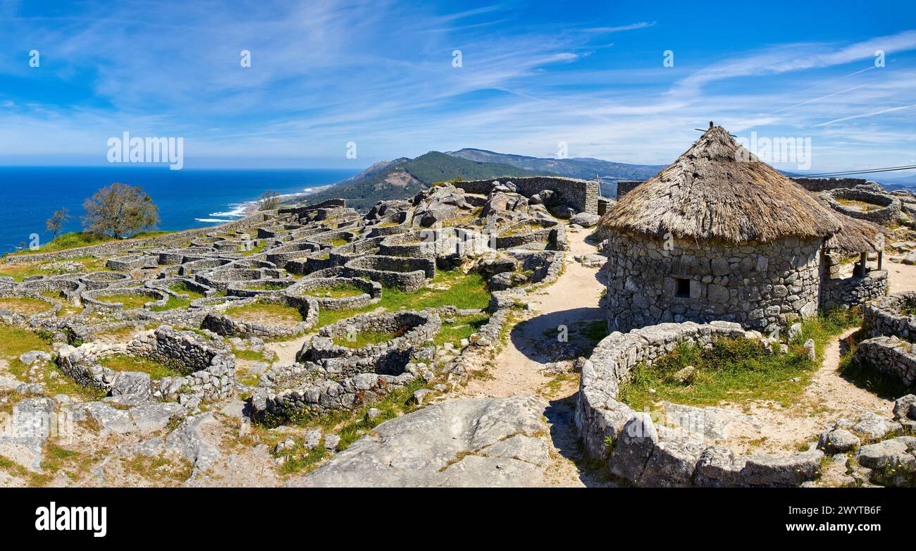 Celtic village, Santa Tecla mountain, Castro of Santa Trega, A Guarda ...
