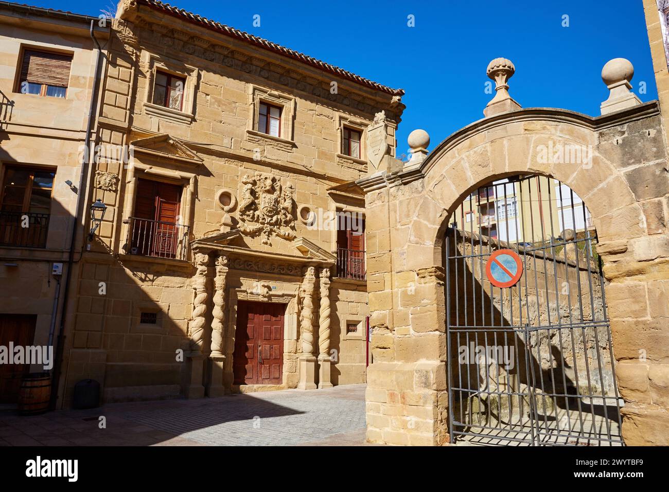 Palacio de los Condes de Haro, Haro, La Rioja, Spain, Europe Stock ...