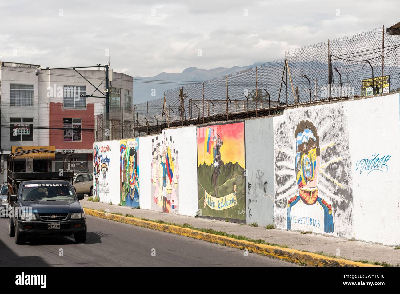 Murals, Calderon, Quito, Pichincha, Ecuador Stock Photo - Alamy