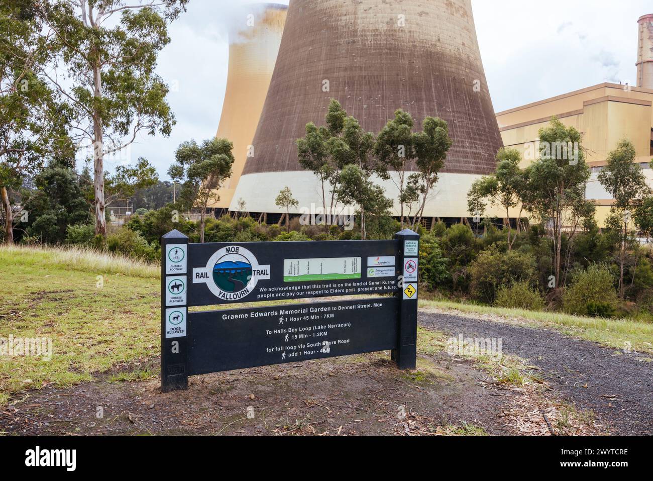 Yallourn Power Station in Australia Stock Photo - Alamy
