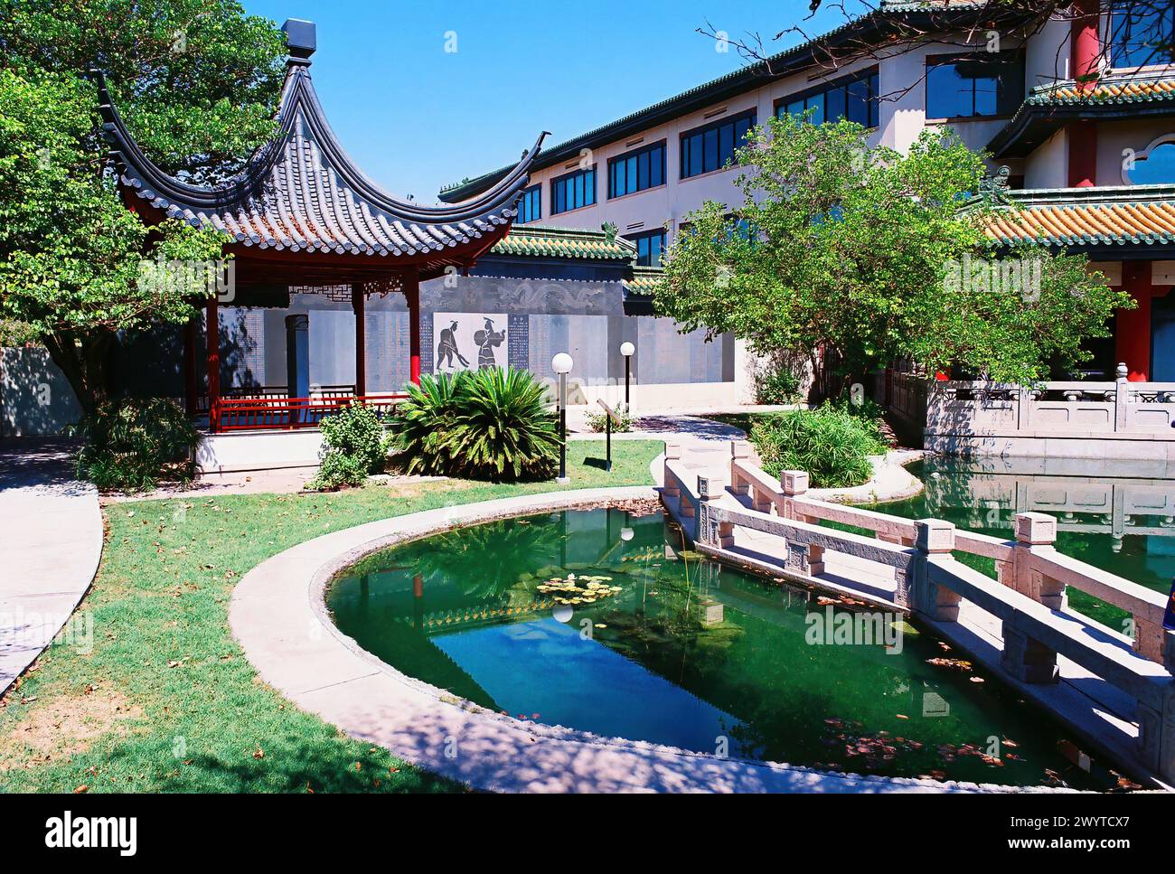 Chiness cultural center Phoenex Arizona on film Stock Photo - Alamy