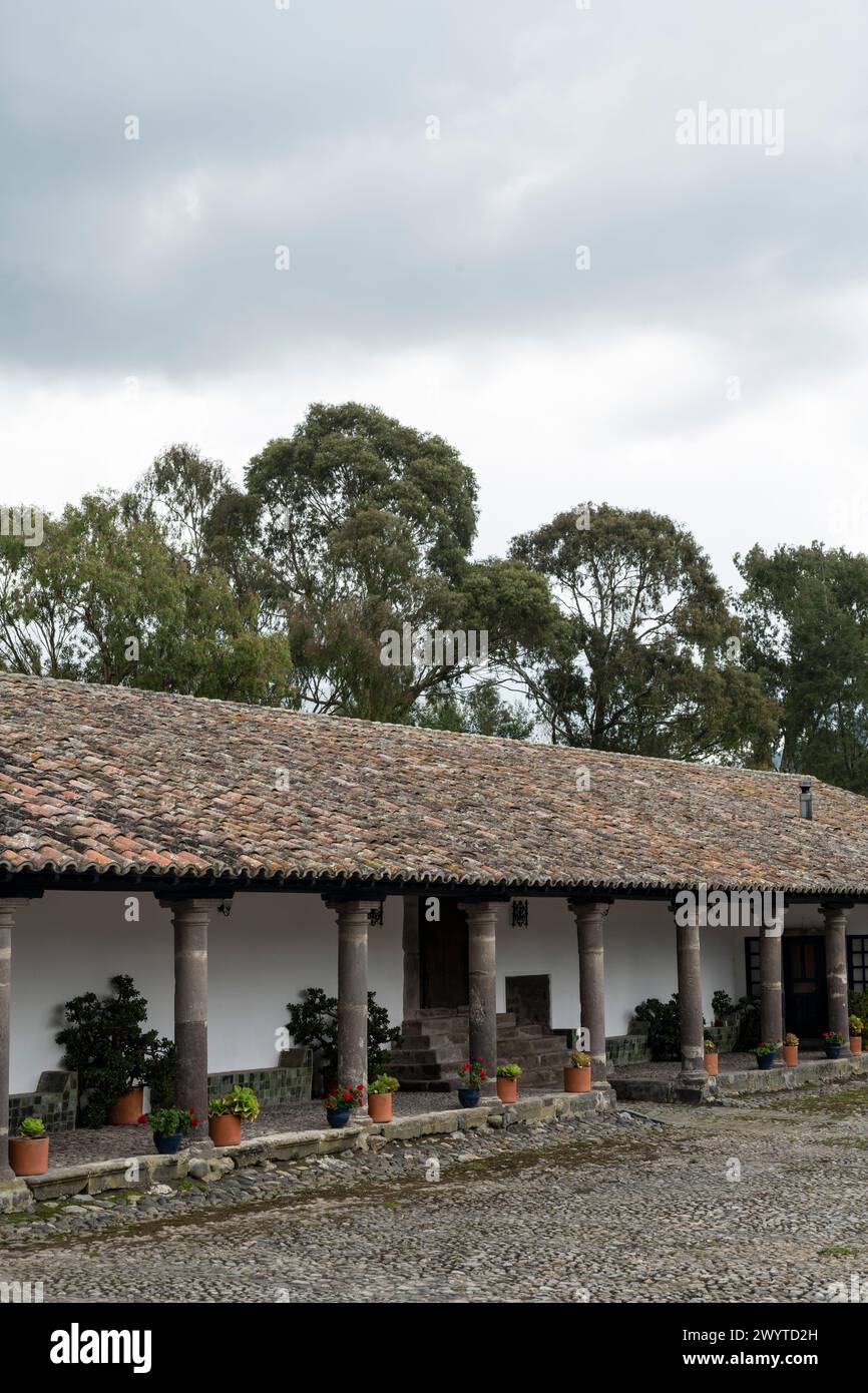 Interior of Hacienda Zuleta, Imbabura, Ecuador Stock Photo - Alamy