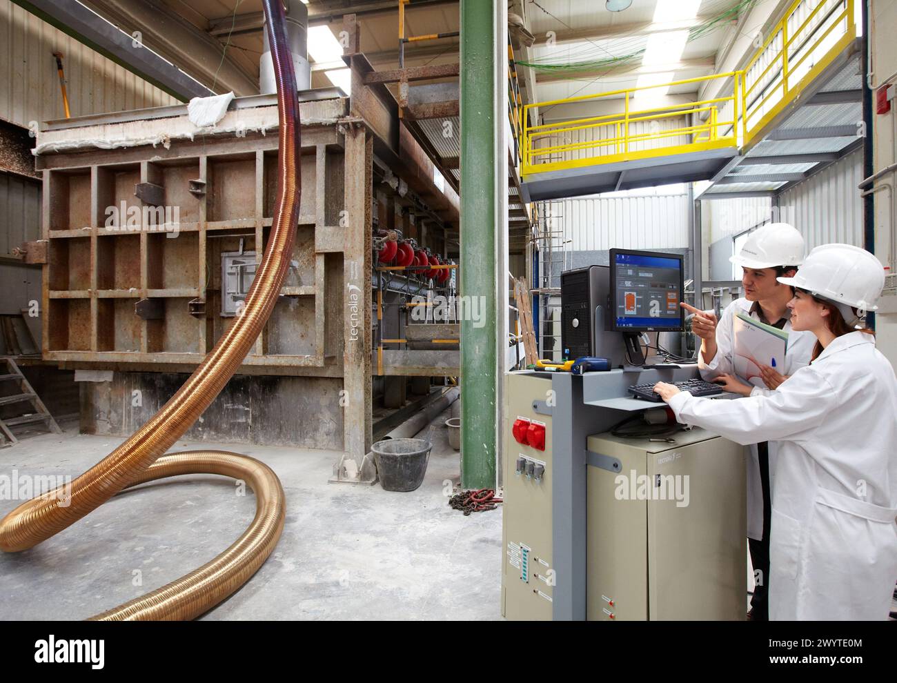 Horizontal fire resistance test furnace, Technology Research Center ...