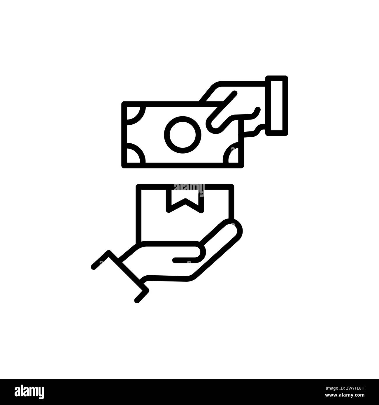 Thin line vector online store sopping icon set. Line design retail and ...