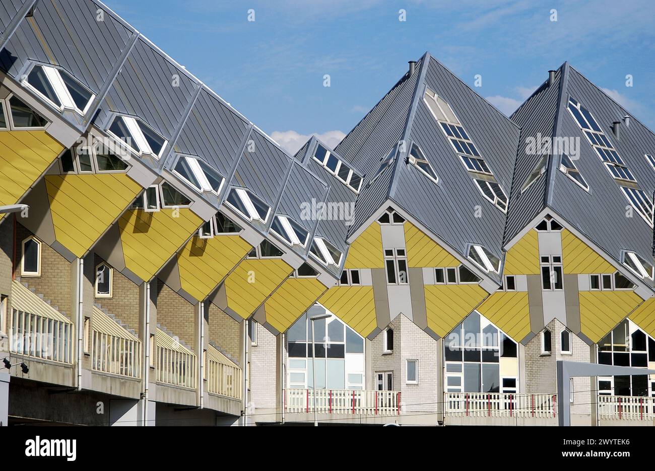 Cubic Houses (Kubuswonig, Kijk-Kubus) by Piet Blom. Rotterdam ...