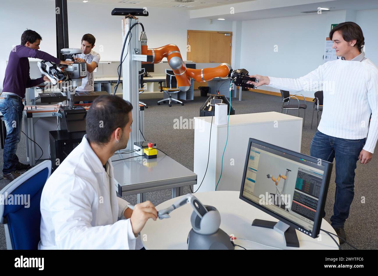 HIRO robot, Humanoid robot for automotive assembly tasks in collaboration with people and and ...