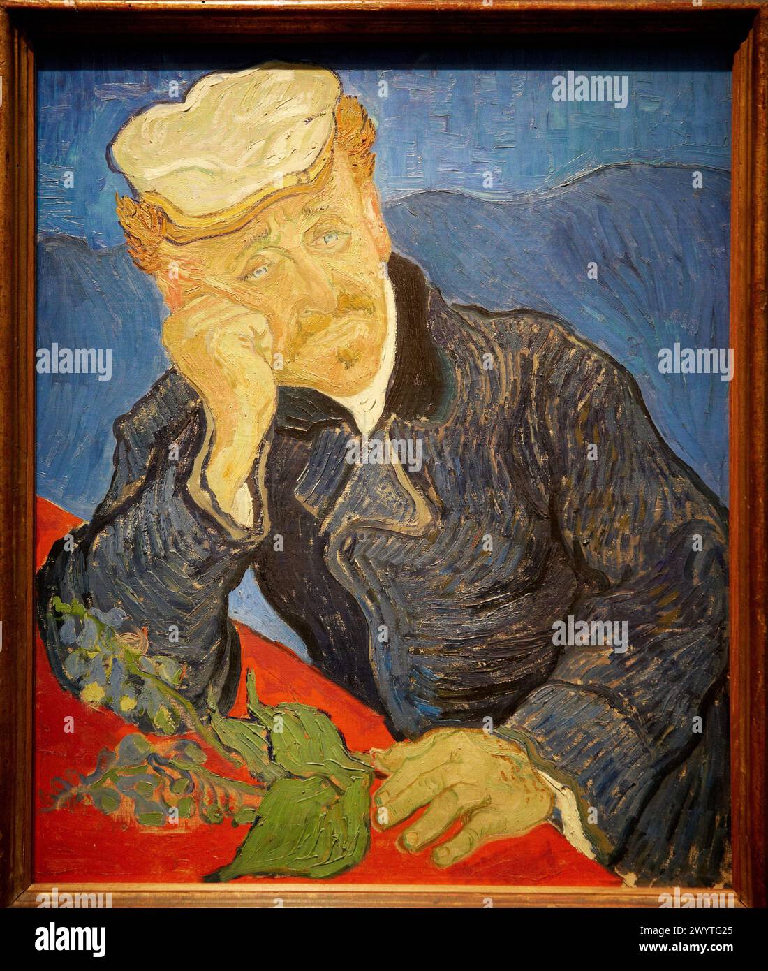 Portrait of Dr Gachet, by Vincent van Gogh (1853-1890). Musée d'Orsay ...
