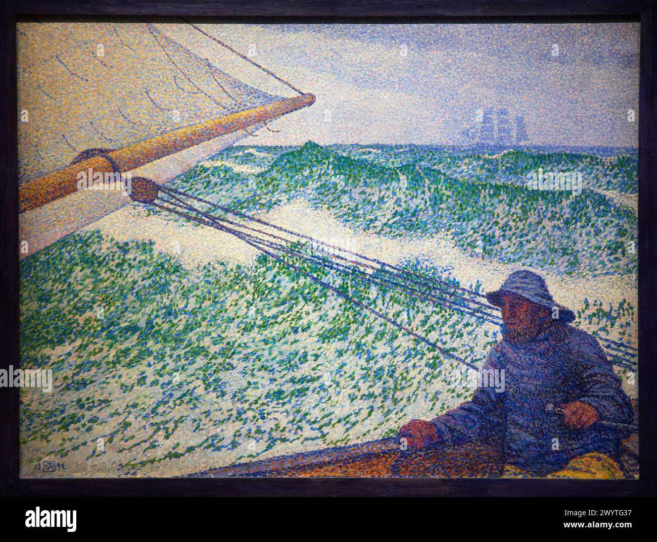 Man at the helm 1892 theo van rysselberghe hi-res stock photography and ...