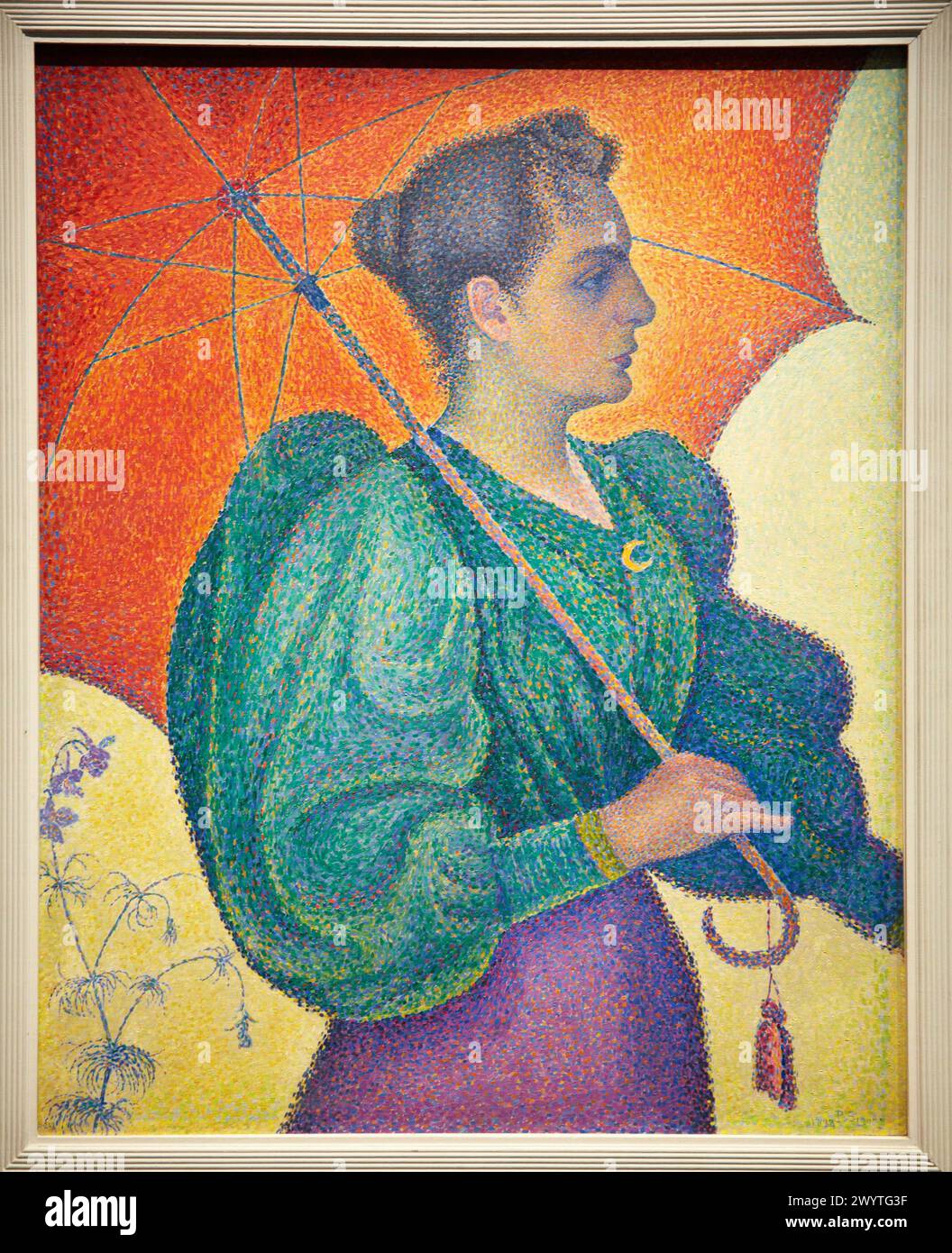 'Woman with Umbrella'. 1898. Paul Signac. Musée d'Orsay. Orsay Museum ...