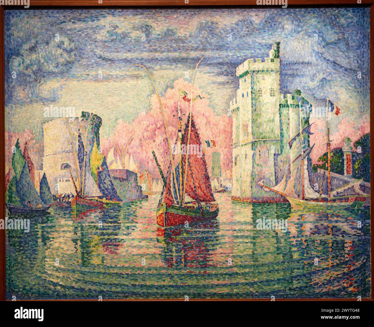 The entrance to the port of La Rochelle, Paul Signac (1863-1935). Musée ...