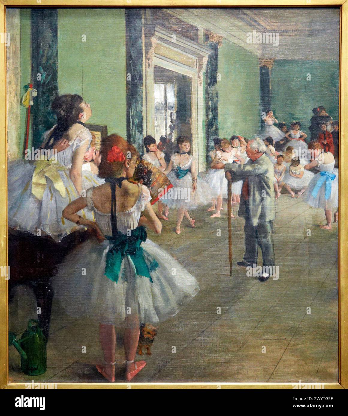 "The dance class", 1874, by Edgar Degas (1834-1917), oil on canvas ...