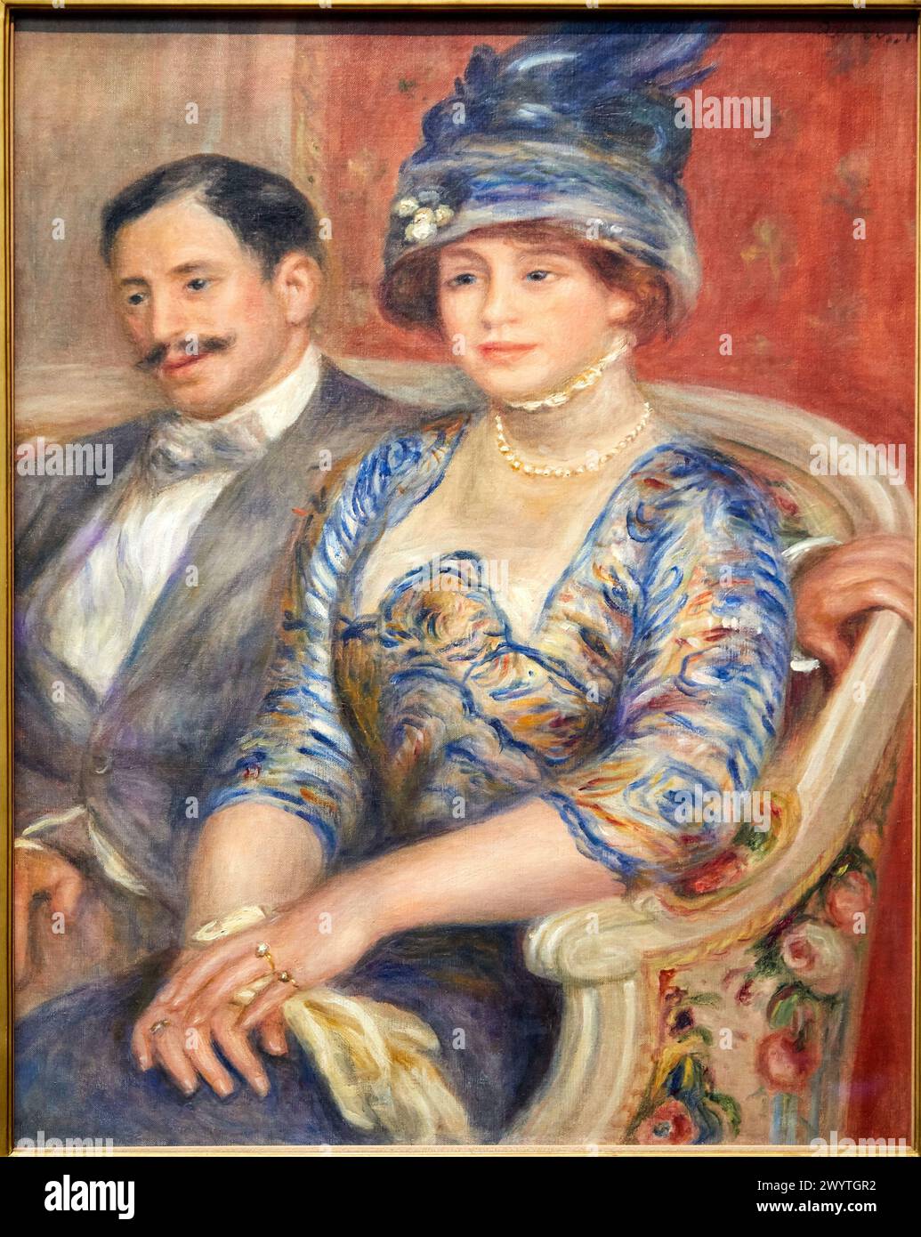 "Monsieur et Madame Bernheim de Villers", 1910, Pierre Auguste Renoir ...