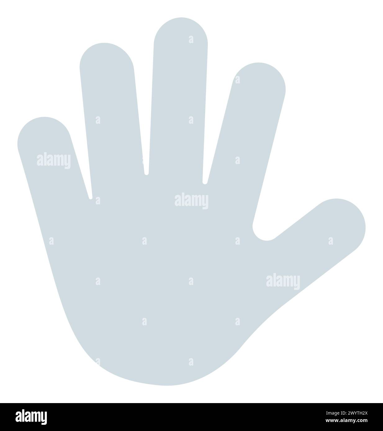 Silhouette model palm people of hand icon gesture on white background ...