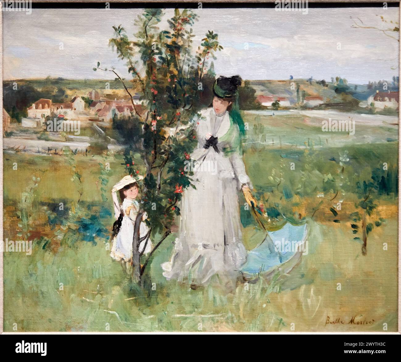 "Cache-Cache", 1873, Berthe Morisot (1841-1895), Musée d'Orsay, Paris, France, Europe Stock ...