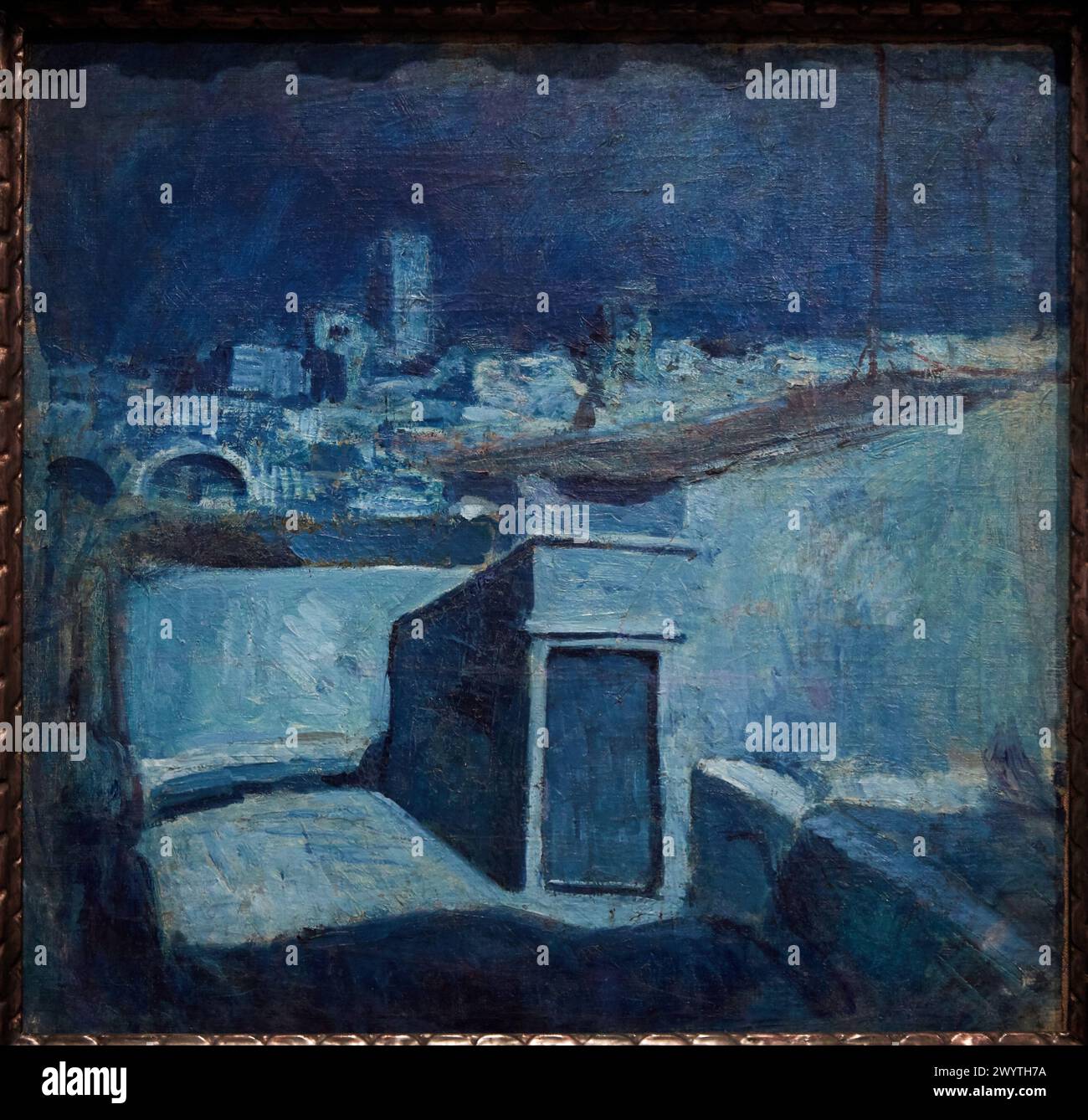 Barcelona rooftops, 1902, Pablo Picasso (1881-1973), Museu Picasso Museum, Barcelona, Catalonia ...